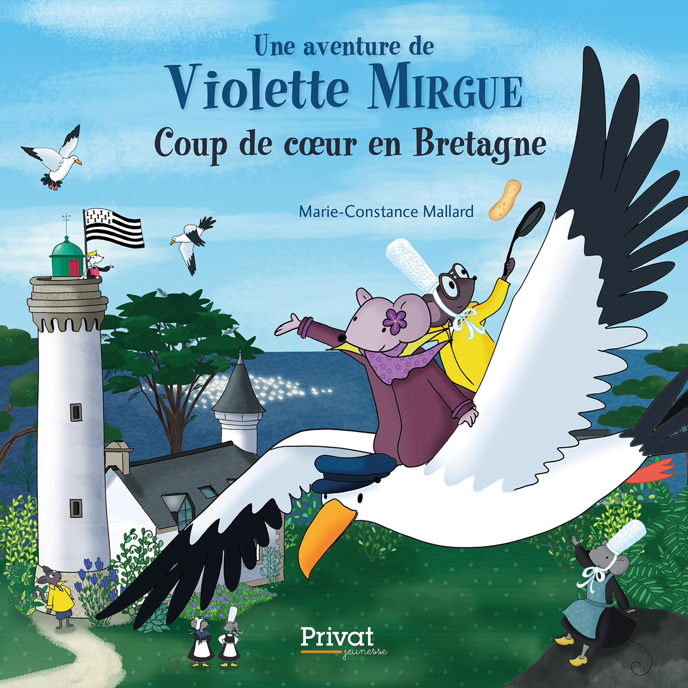 Une aventure de violette mirgue : tome 7 - coup de cœur en Bretagne | Editions Privat